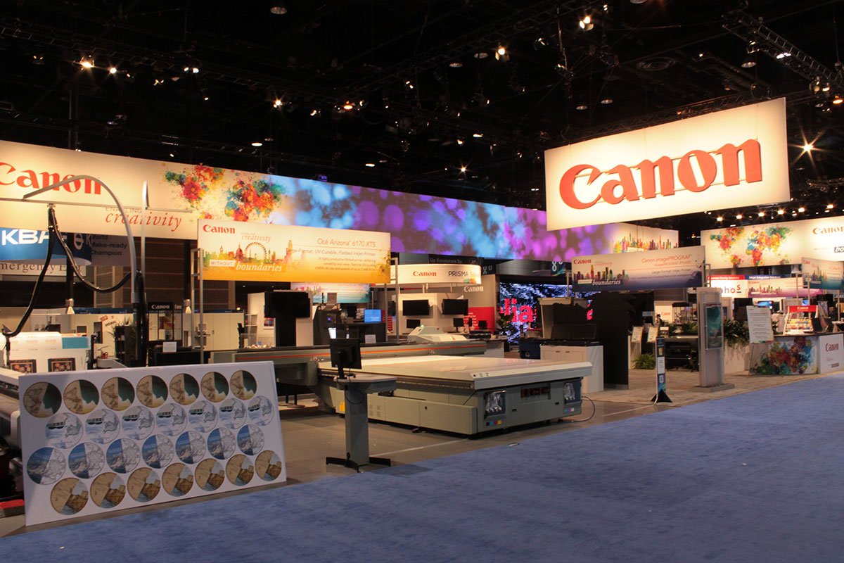 2014 - Canon Booth at Graph Expo - Fine Design Associates