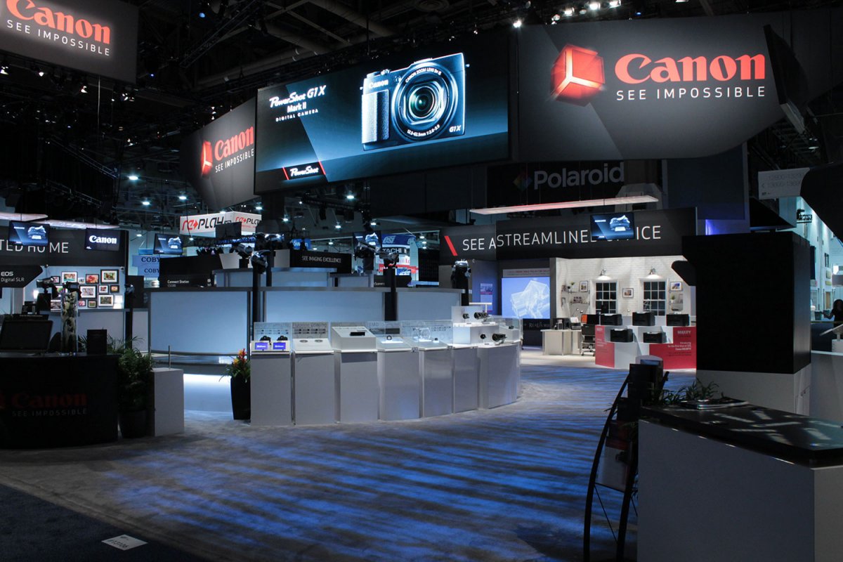 2015 - CES - Canon Exhibit Lighting - Fine Design Associates